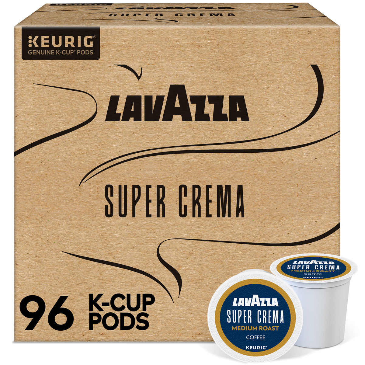 Lavazza Super Crema Single-Serve Coffee K-Cup® Pods for Keurig® Brewer ...
