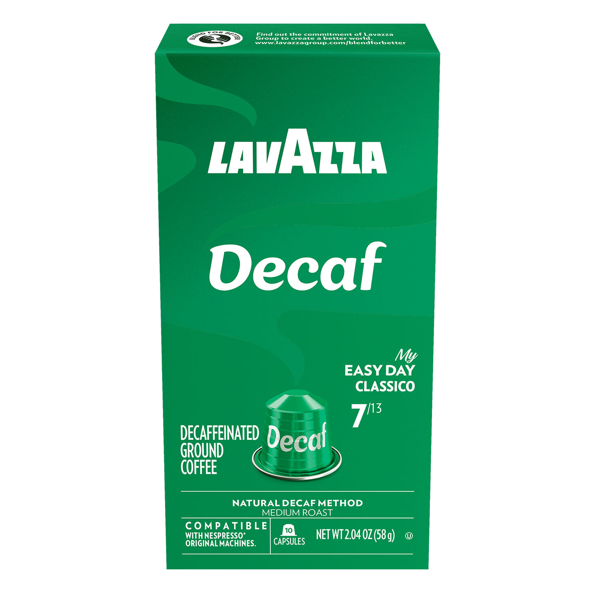 Lavazza Decaf Aluminum Compatible Capsules – Italy Best Coffee
